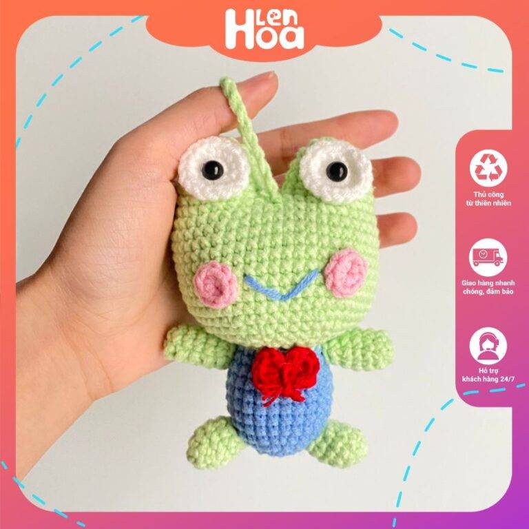 Móc Khoá Len Cute Hình Con vịt làm móc khoá, quà tặng vui vẻ