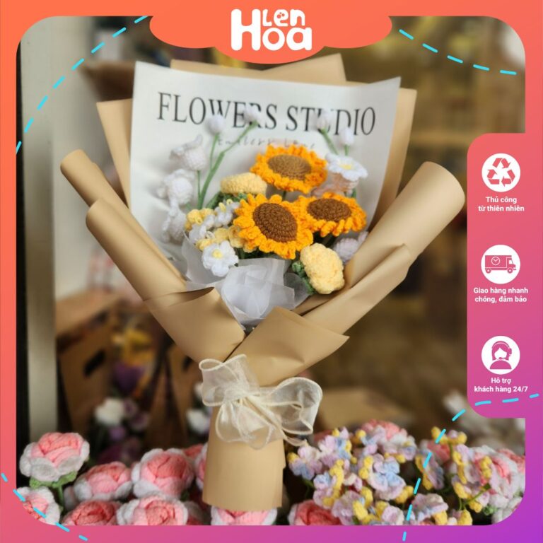 Cập nhật 50+ bó hoa bằng len đẹp, giá tốt, giao nhanh