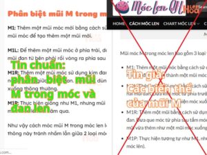 Ký hiệu mũi M trong móc len là gì? Cách móc mũi M với 3 bước